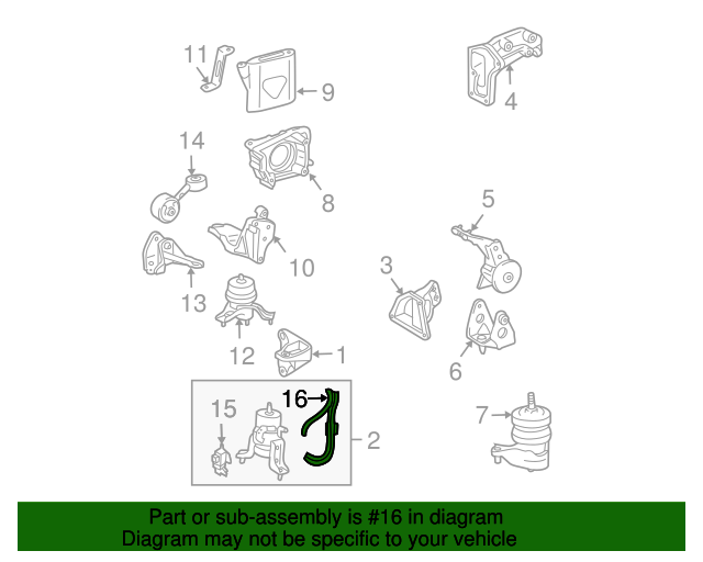 17308-0A050 - Vacuum Hose 2005-2006 Lexus RX330 | Lexus of Stevens ...