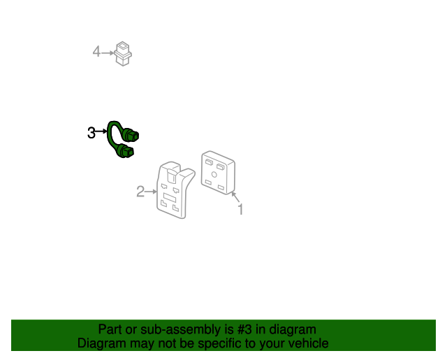 1995-2005 GM Multi-Purpose Pigtail 15306189 | NewGMParts.com