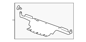 2011-2014 GMC Radiator Support Baffle 20945229 | Paradise GM Parts