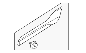 31448318 - Side Molding - 2019 2020 Volvo XC40 | Volvo OEM Parts Direct
