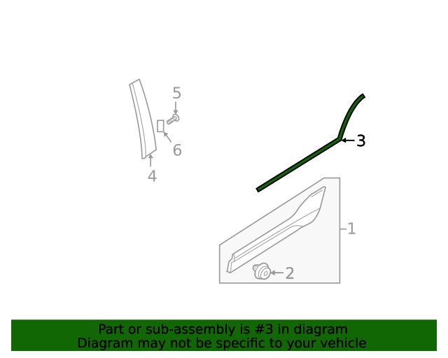 31457007 - Belt Molding - 2019 2020 Volvo XC40 | Volvo OEM Parts Direct