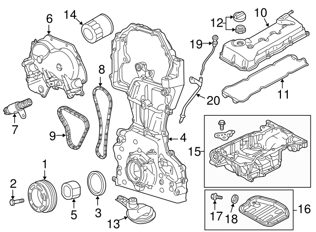 13028-3TA2A - Engine Timing Chain 2014-2017 Infiniti QX60 | AutoNation Parts