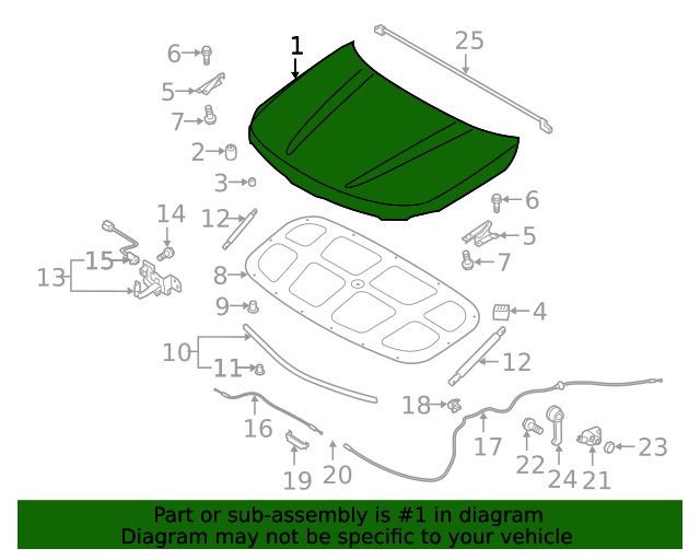66400-S9000 - Hood 2020-2023 Kia Telluride | Kia.Parts Store