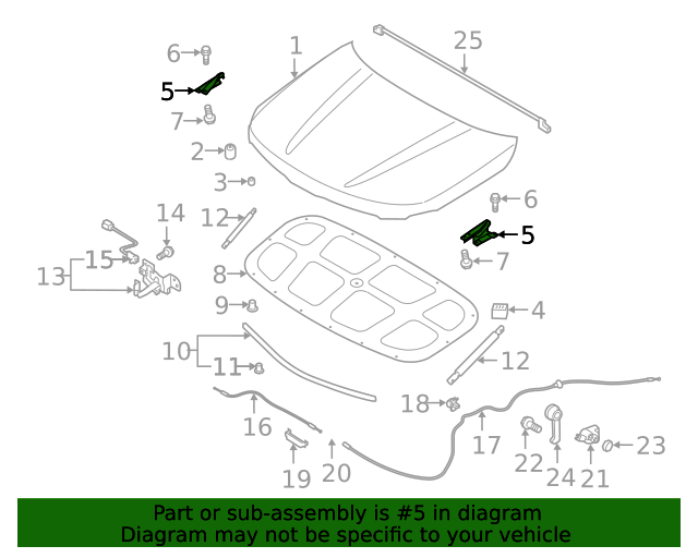 66910-S9000 - Hinge 2020-2023 Kia Telluride | Kia.Parts Store