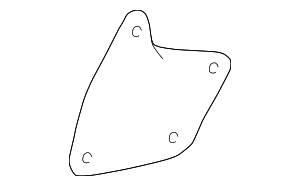 2000-2004 Toyota Lower Seal 53737-0C010 | Toyota Parts Center