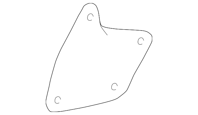 2000-2004 Toyota Lower Seal 53737-0C010 | Toyota Parts Center