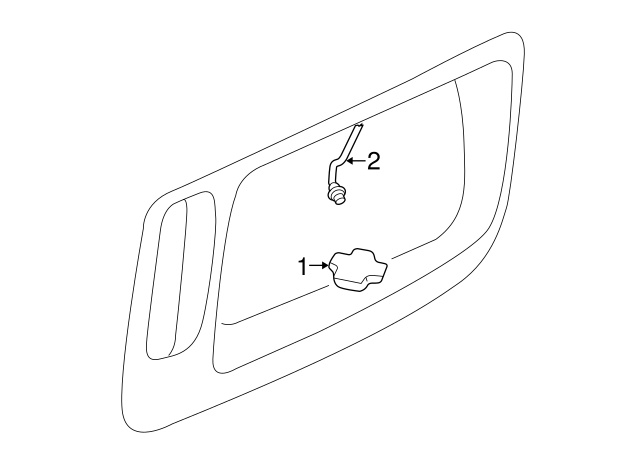 1996-2024 GM Rear License Plate Lamp 05978317 GM | GMPartsDirect.com