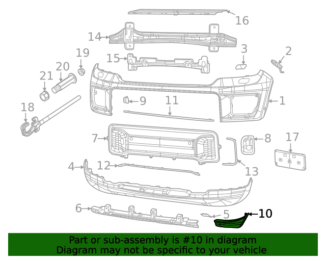 Spat 68421755AB | TascaParts.com