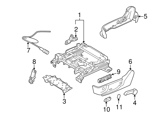 2006-2012 Ford Track Assembly - Passenger Side (RH) AH6Z-5461710-A ...