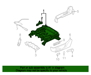 2006-2012 Ford Track Assembly - Passenger Side (RH) AH6Z-5461710-A ...