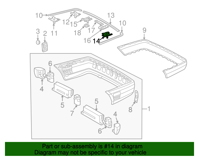 202-880-10-93 - Center Molding Clip 1995-1997 Mercedes-Benz | Mercedes ...