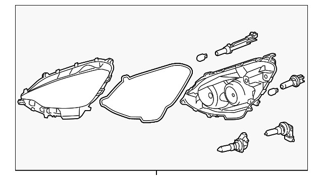 2012-2015 Toyota Prius C Headlamp Assembly - DRIVERS SIDE 81150-52E81 ...