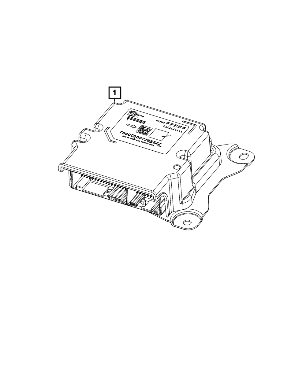 2023-2024 Jeep Grand Cherokee L Occupant Restraint Module 68675763AA | Mopar eStore