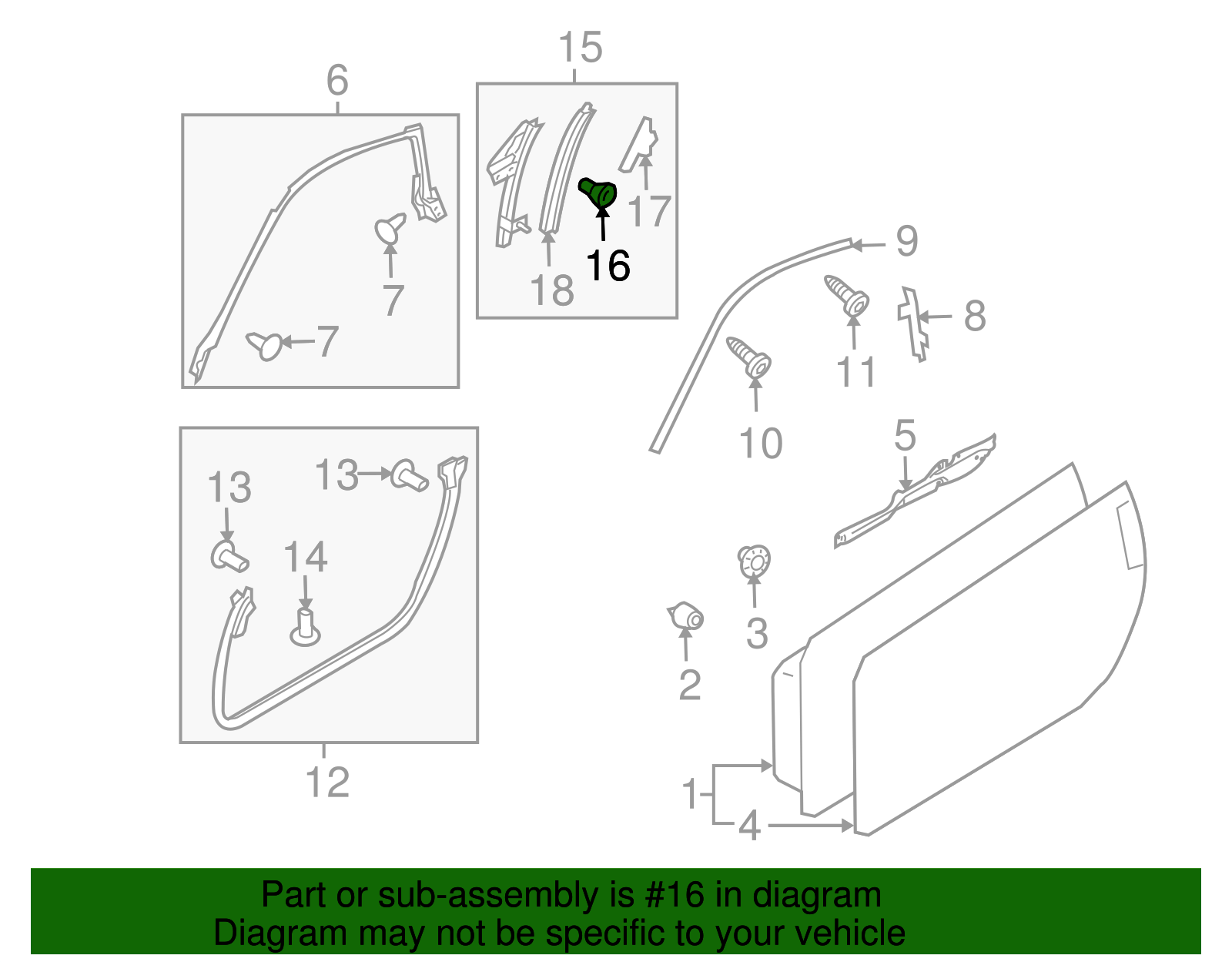 2009-2025 Nissan Corner Support Clip 80287-37F00 | Scott Evans Nissan Parts