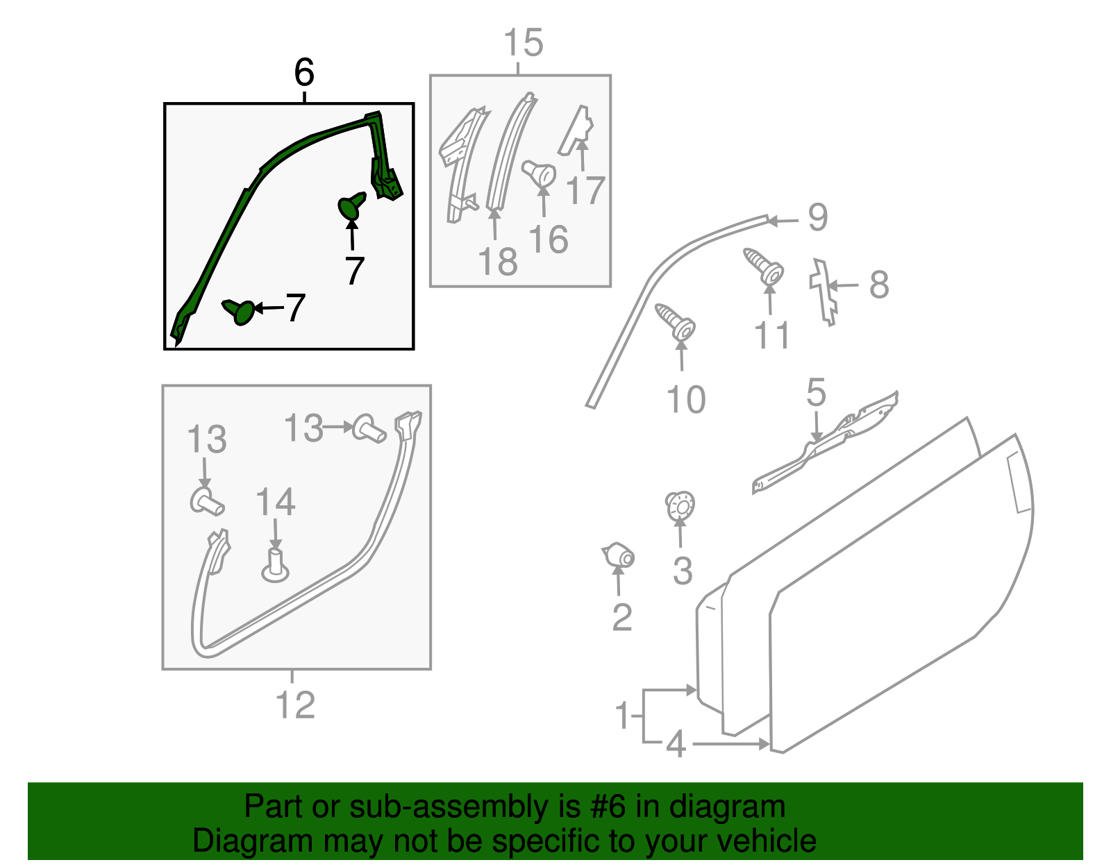 2009-2020 Nissan 370Z Weather-Strip On Body 76861-1EA0A | OEM Parts Online