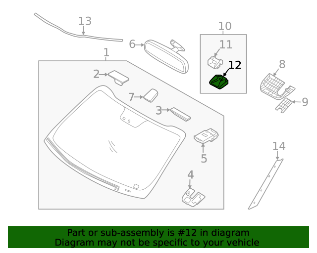 86120-Q5000 - Reveal Molding 2021-2023 Kia Seltos | Kia.Parts Store