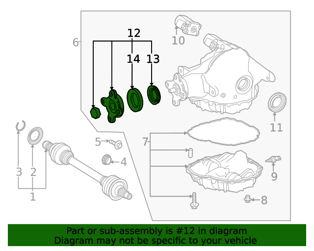 290-491-26-00 - Companion Flange 2019-2021 Mercedes-Benz | Mercedes ...