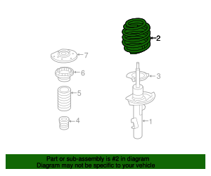 2010-2017 Volvo XC60 Coil Spring 31280486 | OEM Parts Online
