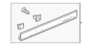 2012-2016 Honda CR-V Lower Molding 75312-T0A-A01 | Genuine Honda Parts