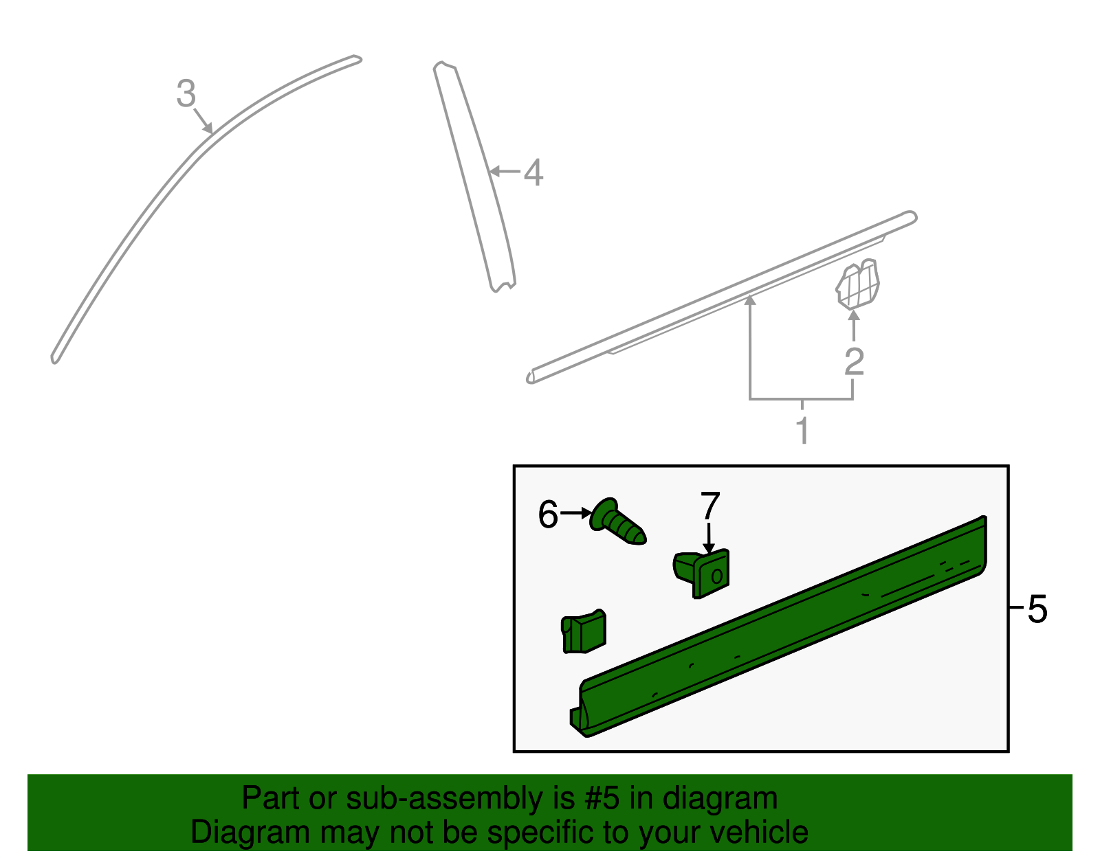 2012-2016 Honda CR-V Lower Molding 75312-T0A-A01 | Retail Performance ...