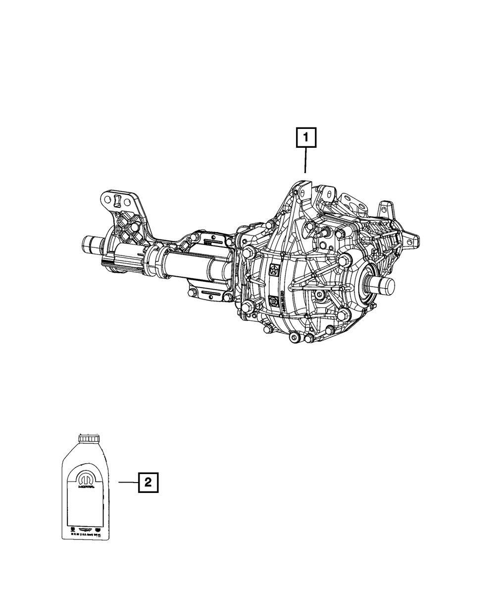 68349702AE - Front Complete Axle Assembly 2019-2022 Ram 1500 | MOPAR ...