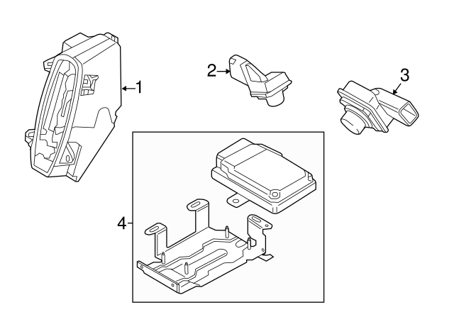2016-2018 Lincoln MKX Control Module F2GZ-19H405-G | QuirkParts