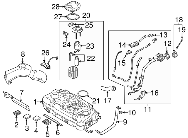 31453-3K600-FFF - Shut-Off Valve 2015-2022 Hyundai | AutoNation Parts