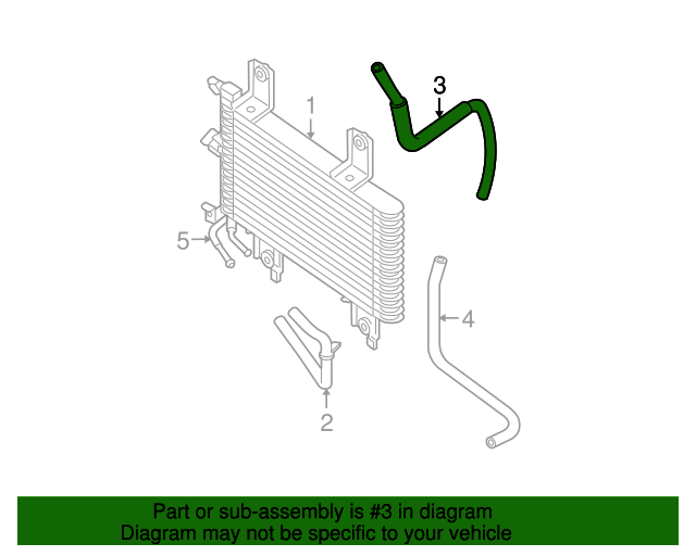 2008-2012 Nissan Pathfinder Hose 21633-ZS20A | OEM Parts Online