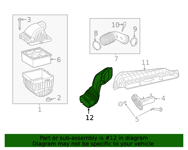 57009256AA - Duct - Mopar Parts Canada