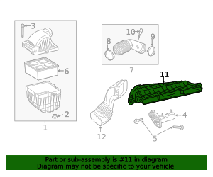 68321028AA - Ambient Air Duct - 2019-2020 Mopar | Mopar Parts Canada