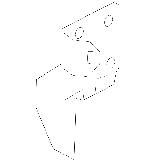 96574-2V000 - Display Unit Mount Bracket - 2012-2017 Hyundai Veloster ...