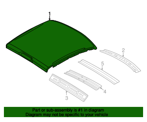 Roof 55372215AE | TascaParts.com