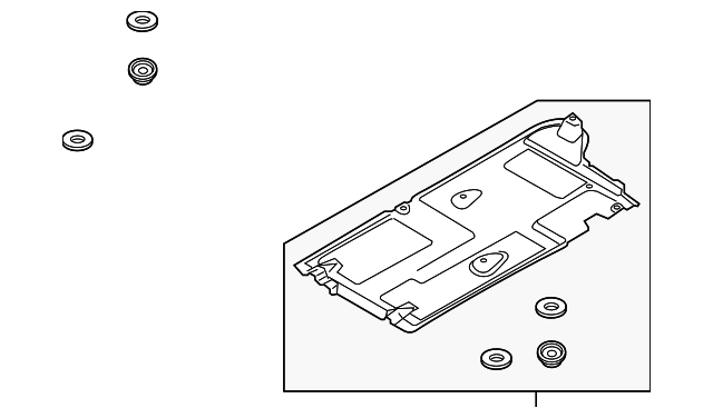 2017-2020 Genesis G80 Under Cover Assembly Floor Rear Left-hand 84137 ...