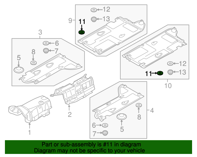 2019-2020 Genesis G80 Front Cover Washer 97749-B1249 | OEM Parts Online