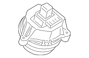 22116860488 - 2017-2020 BMW Motor Mount (22-11-6-860-488) | BMW of ...