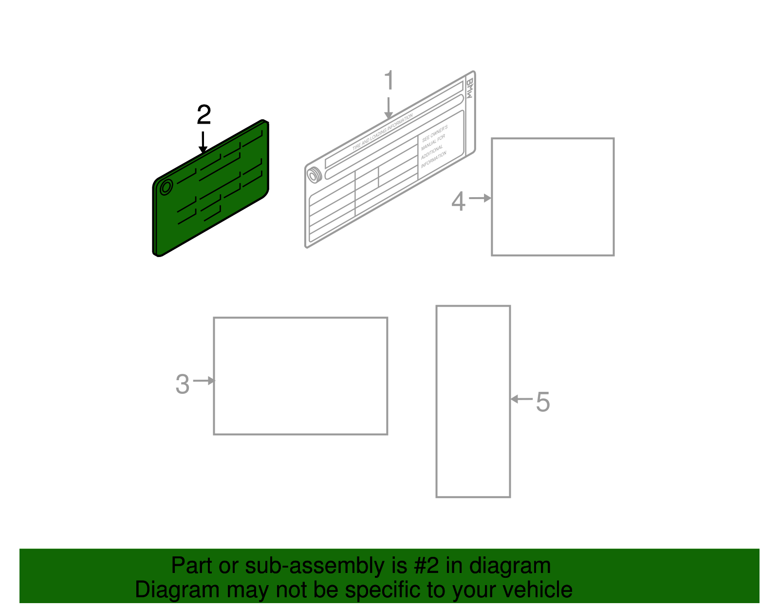 71-23-9-384-996 - AC Label 2007-2015 BMW | AutoNation Parts