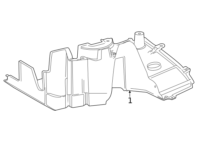 58399-62010 - Under Cover - 2016-2020 Toyota Mirai | OEM Genuine Toyota ...