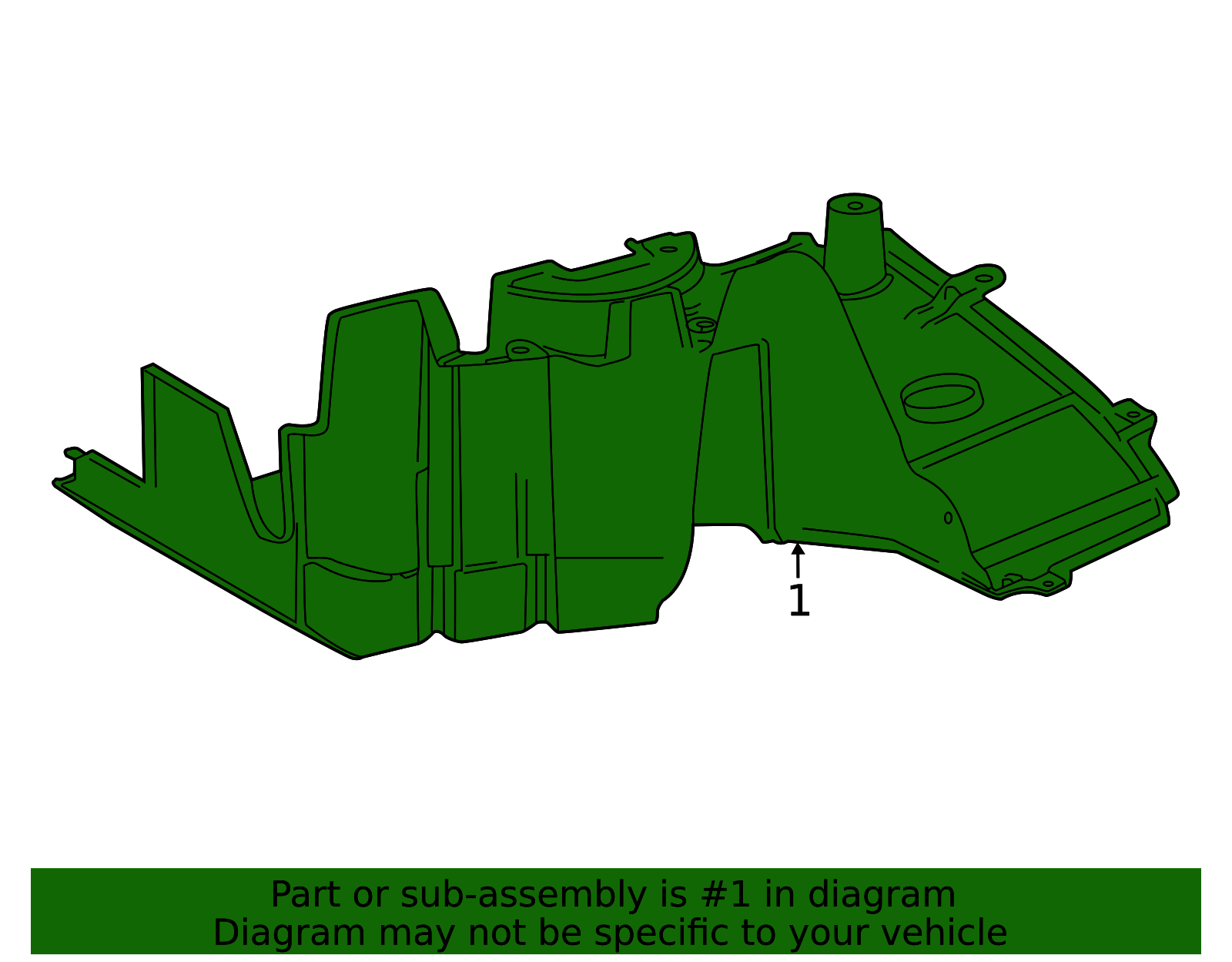 2016-2020 Toyota Mirai Under Cover 58398-62010 | Toyota Parts Center