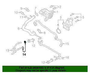 2017-2020 Volvo Pipe O-Ring 31109234 | TascaParts.com