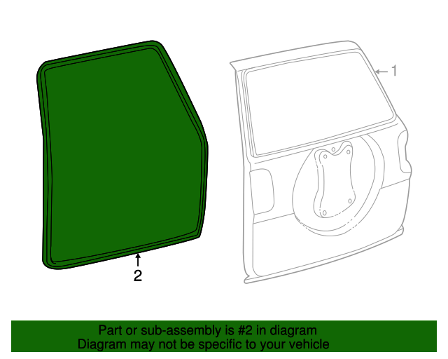2001-2005 Toyota RAV4 Door Seal 67881-42030 | OEM Parts Online