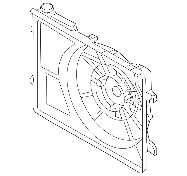 25350-F9250 - Fan Shroud 2018-2023 Kia Rio | Kia.Parts Store