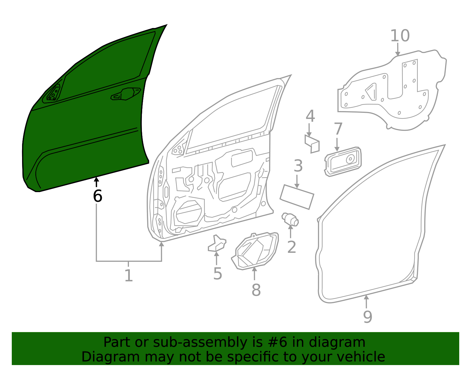 67112-04090 - Outer Panel - 2016-2023 Toyota Tacoma | OEMGenuineParts.com
