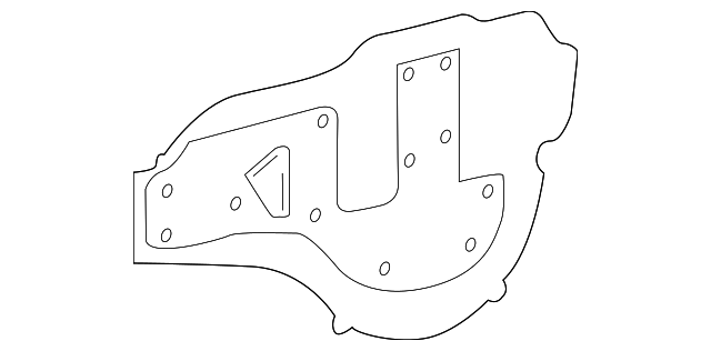 2016-2023 Toyota Tacoma Water Shield 67832-04050 | Toyota Parts Center