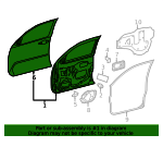 67002-04200 - Door Shell 2016-2023 Toyota Tacoma | Longo Toyota Parts