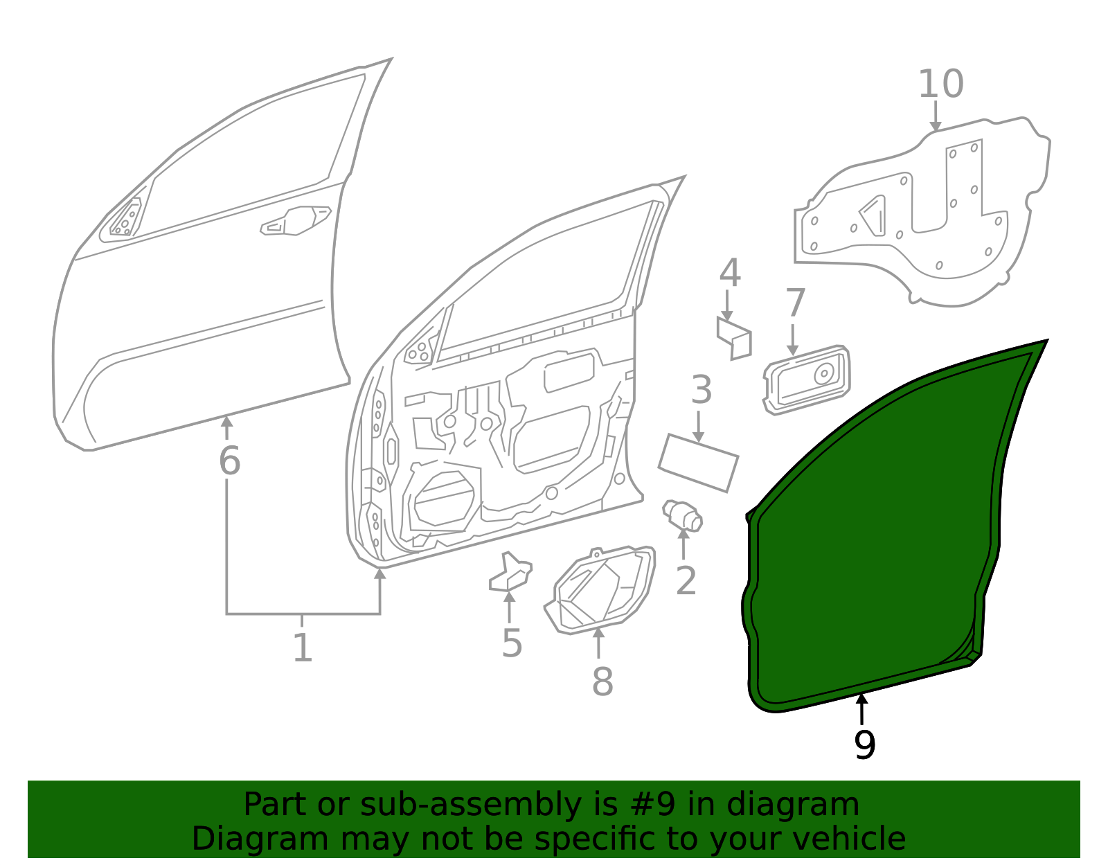 2016-2023 Toyota Tacoma Front Weather-Strip 67896-04020 | Toyota San ...
