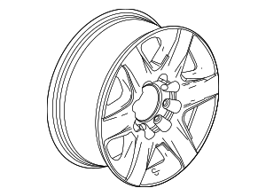 2020-2024 Chevrolet 20x8.5 Aluminum Wheel 84742715 | GM Parts Center