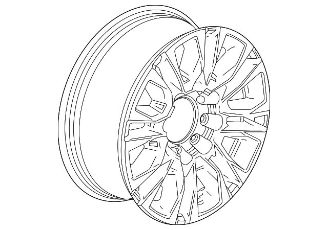 2020-2022 Chevrolet 20x8.5 Aluminum Wheel 84742714 | GMPartsDirect.com