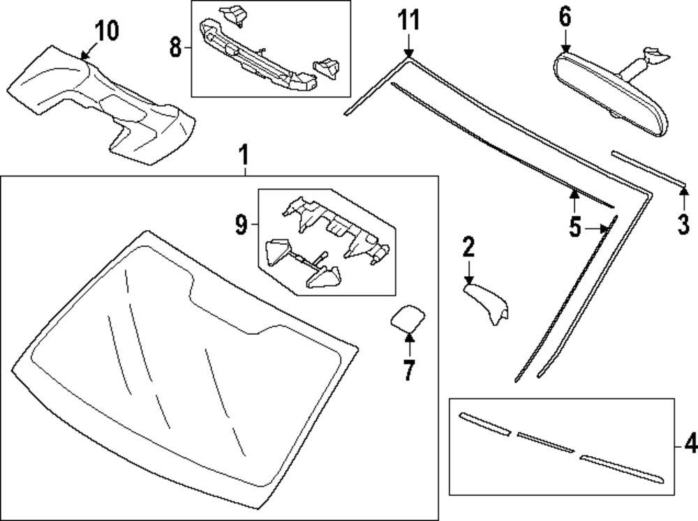 92021VC010 - 2022-2024 Subaru WRX - Mirror Inside | Subaru Parts HQ