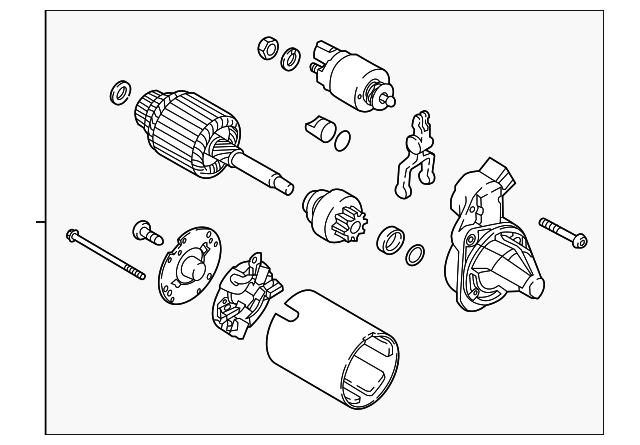 2019-2025 Hyundai Starter Motor 36100-2M318 | Retail Performance Auto Parts