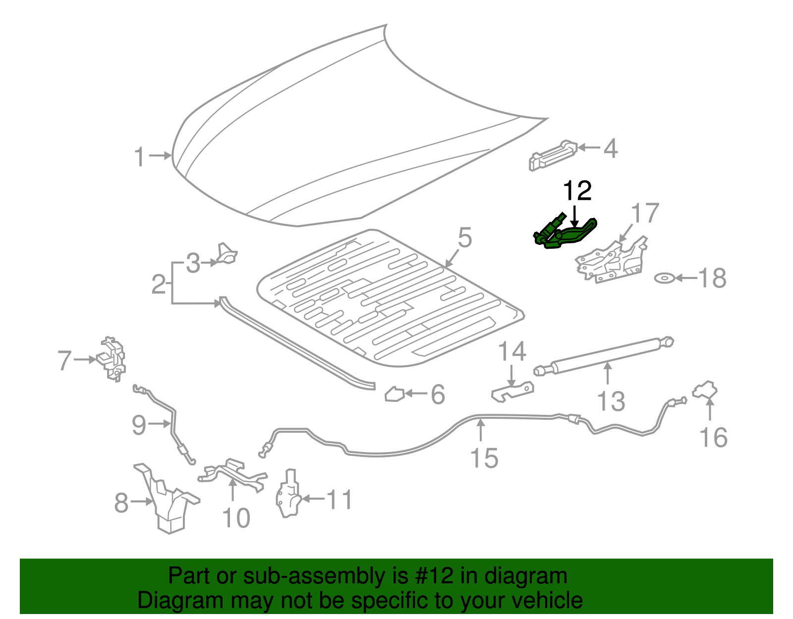 53470-50031 - Lift Actuator 2018-2024 Lexus | Longo Lexus Parts